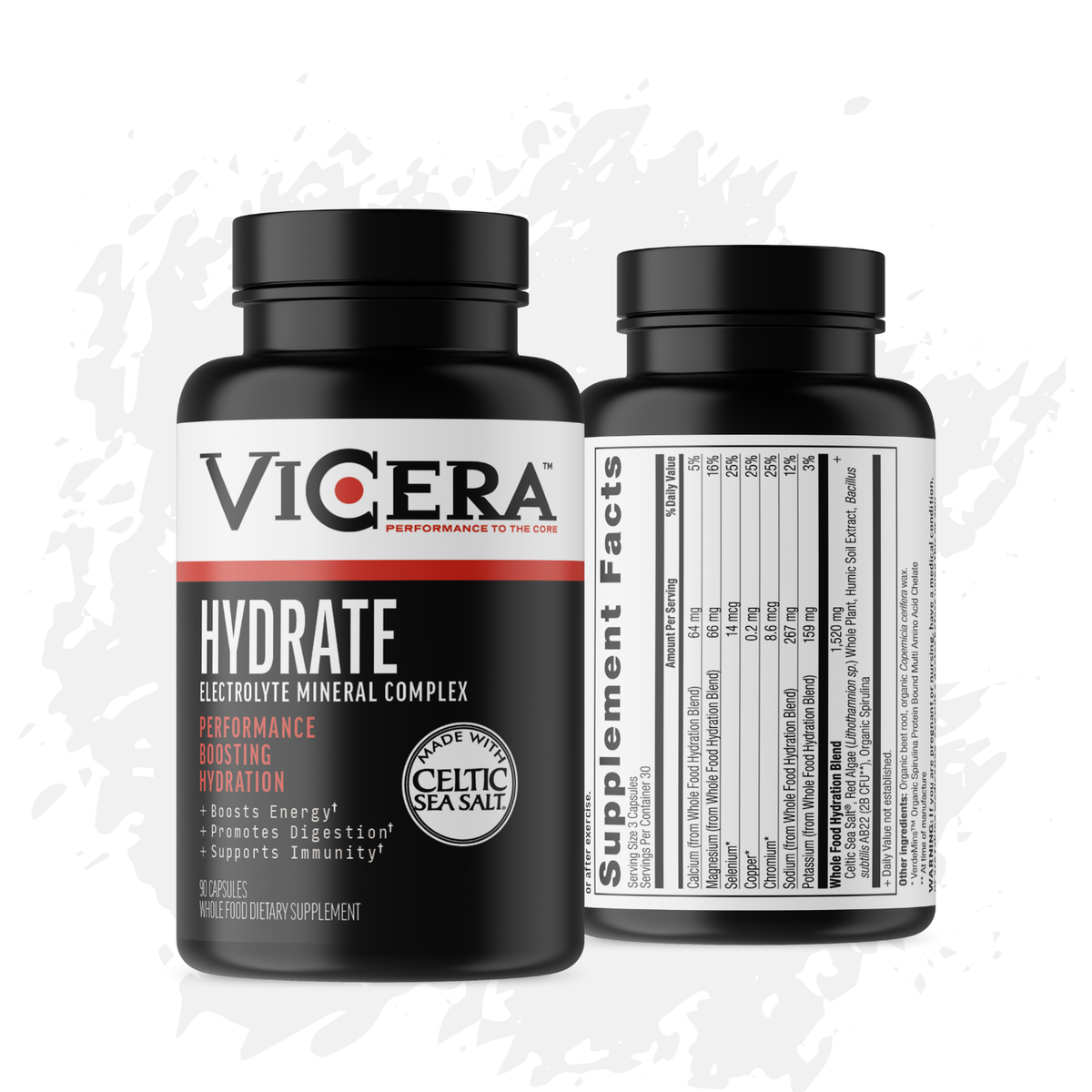 HYDRATE | ENHANCE HYDRATION, BALANCE ELECTROLYTES, & MORE - VICERA