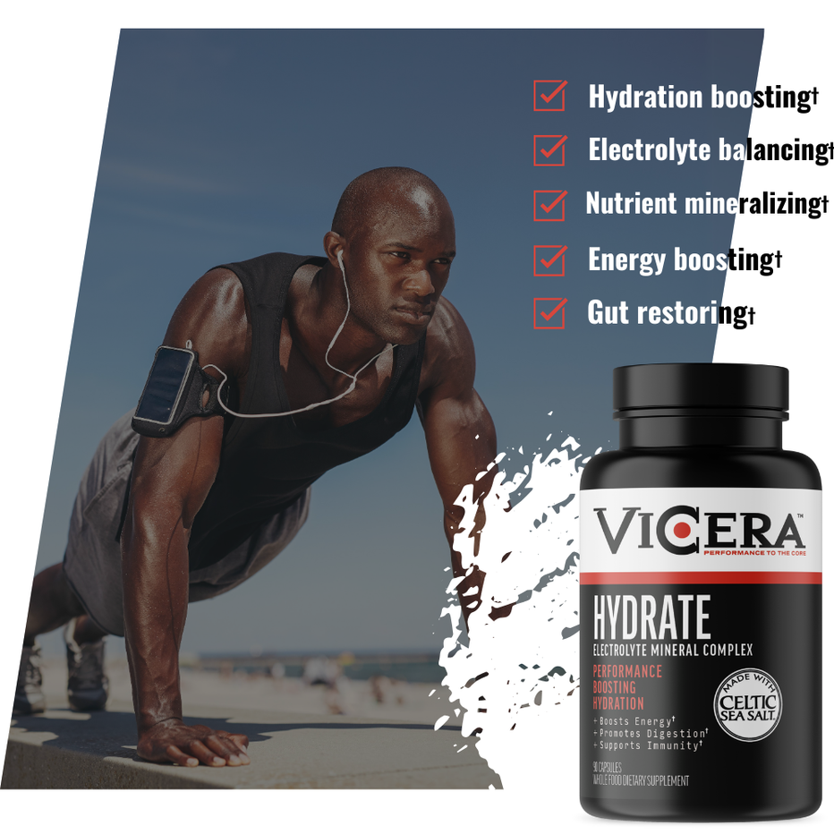 HYDRATE | ENHANCE HYDRATION, BALANCE ELECTROLYTES, & MORE - VICERA