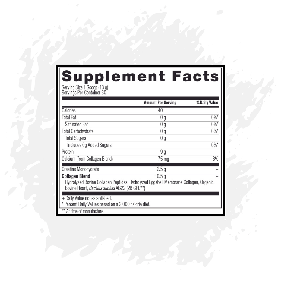 CREATINE X COLLAGEN | UNFLAVORED | REVOLUTIONARY BLEND - VICERA